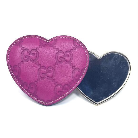 Gucci | Bags | Gucci Heart Mirror Case | Poshmark